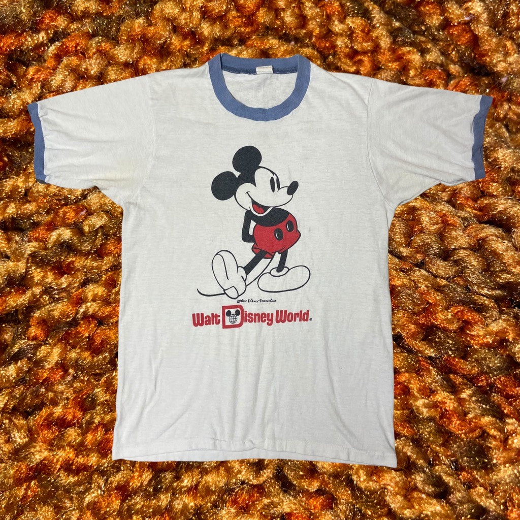 Chandail Mickey Mouse Ringer Tee année 1980 – Boutique Eva B